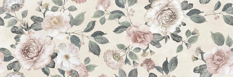 Плитка Ragno Vida Decoro Romantica Caldo Touch Rett 30×90 Бежевый ...