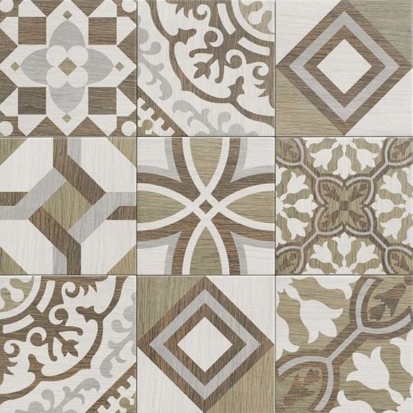 Керамогранит Mainzu Patchwood Mix 20x20 Разноцветный - купить в Москве | Цены