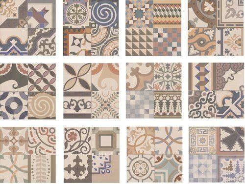 Керамогранит Realonda Patchwork 44х44 (200 паттернов) Разноцветный - купить в Москве | Цены