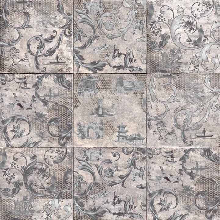 Керамогранит Mainzu Mandala Singapur Grey Mix 20х20 Серый - купить в Москве | Цены