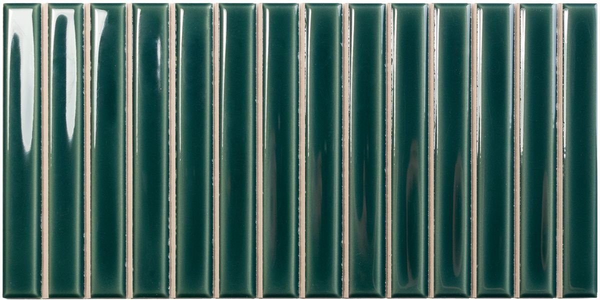 Плитка Wow Sweet Bars Royal Green Gloss 12.5×25 Зеленый - купить в ...