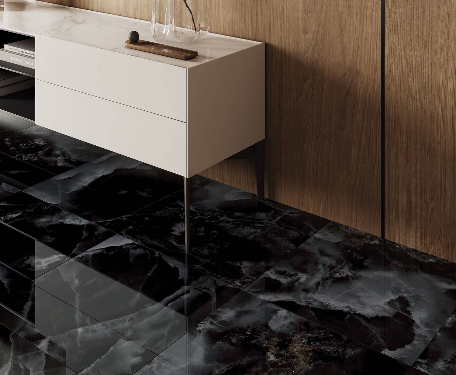 Керамогранит Laparet Andora Black - купить в Москве | Цены на плитку Лапарет