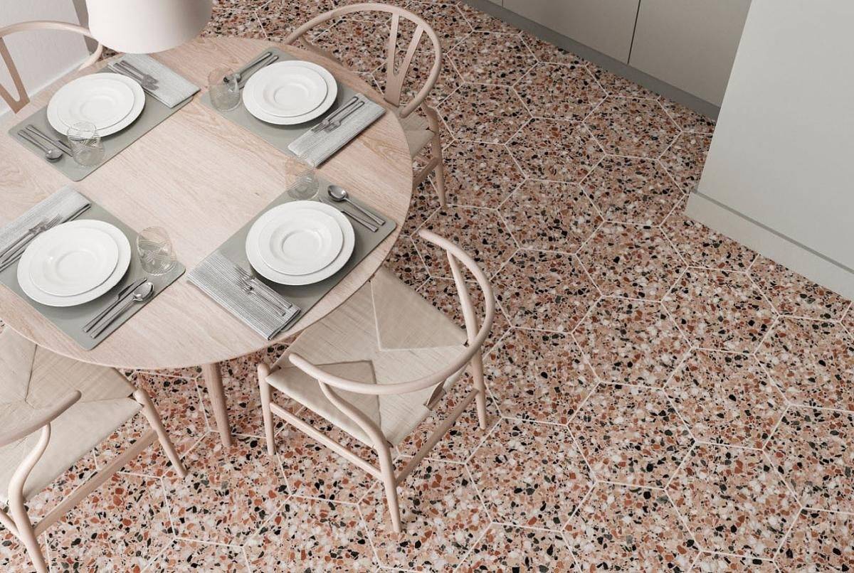 Керамогранит DNA Terrazzo - купить в Москве | Цены на плитку ДНК Терраццо