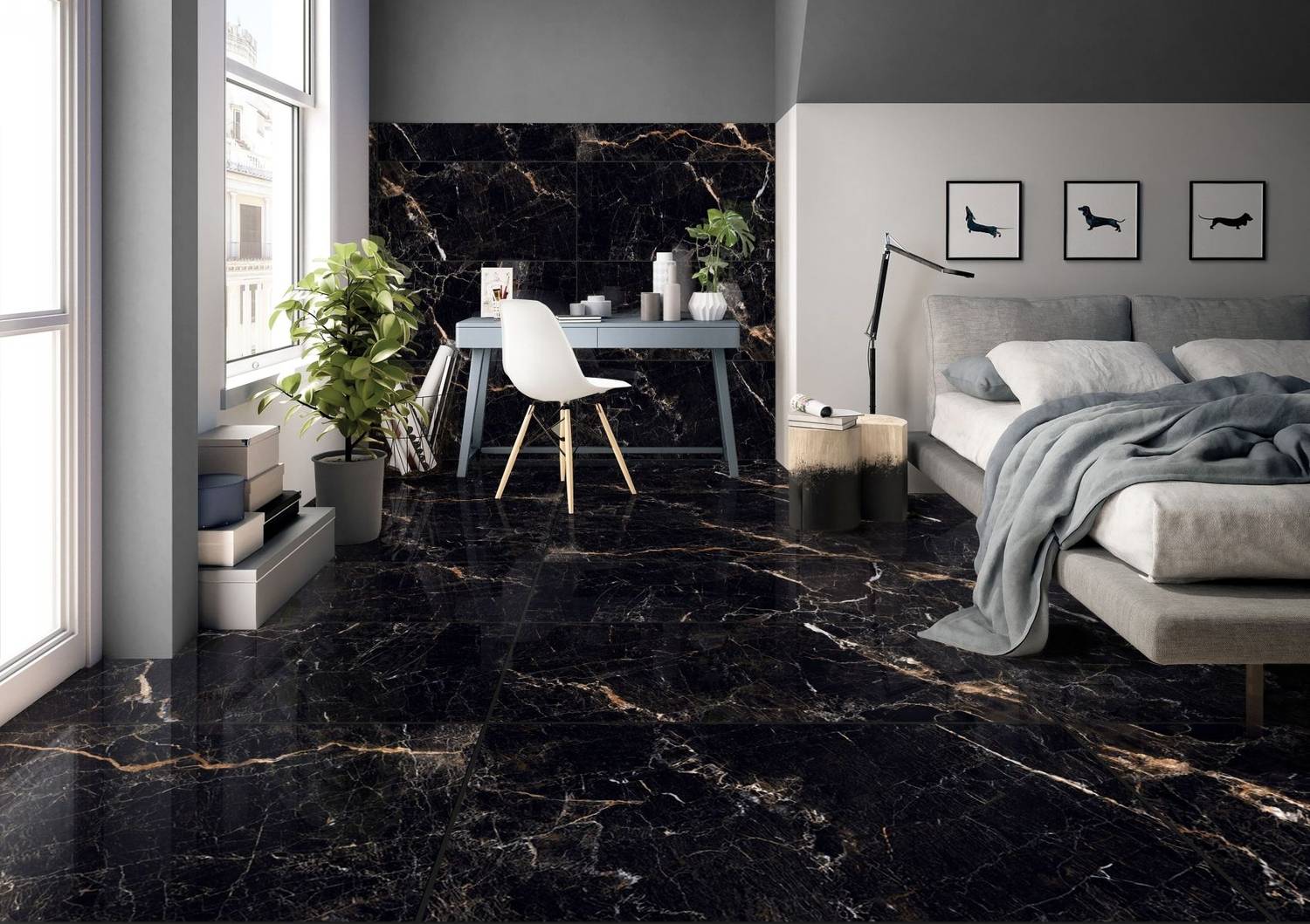 Керамогранит Neodom Splendida Statuario Irish Grey Polished 60×120 - купить в Москве | Цены