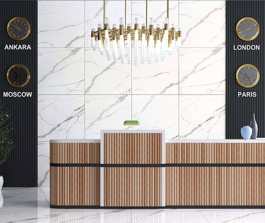 Bien Agatha White Rec Full Lap 60x120 Керамогранит белый - купить в Москве | Цены