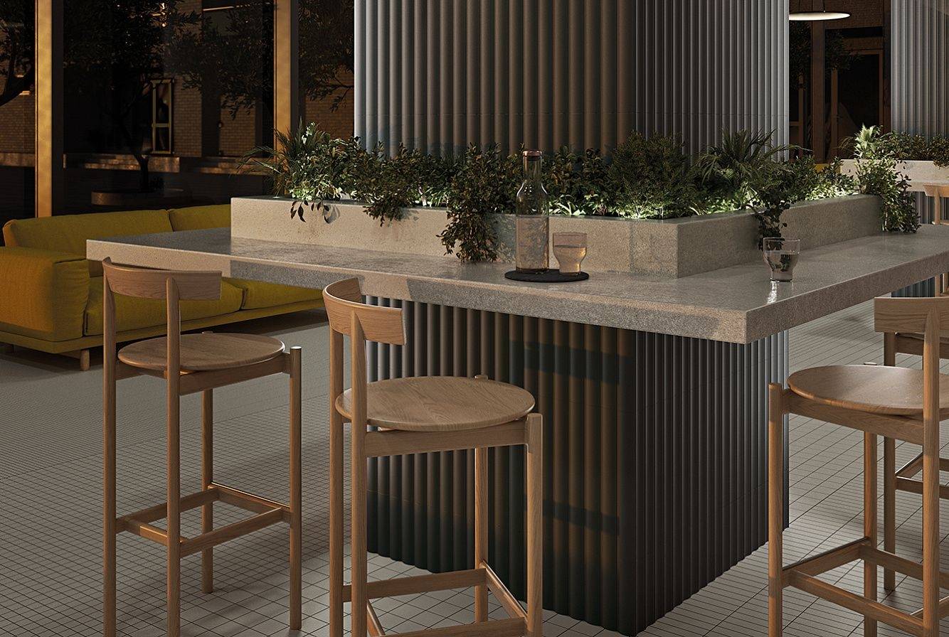 Плитка Wow Faces Liso Steel Blue 5×40 Серый - купить в Москве | Цены